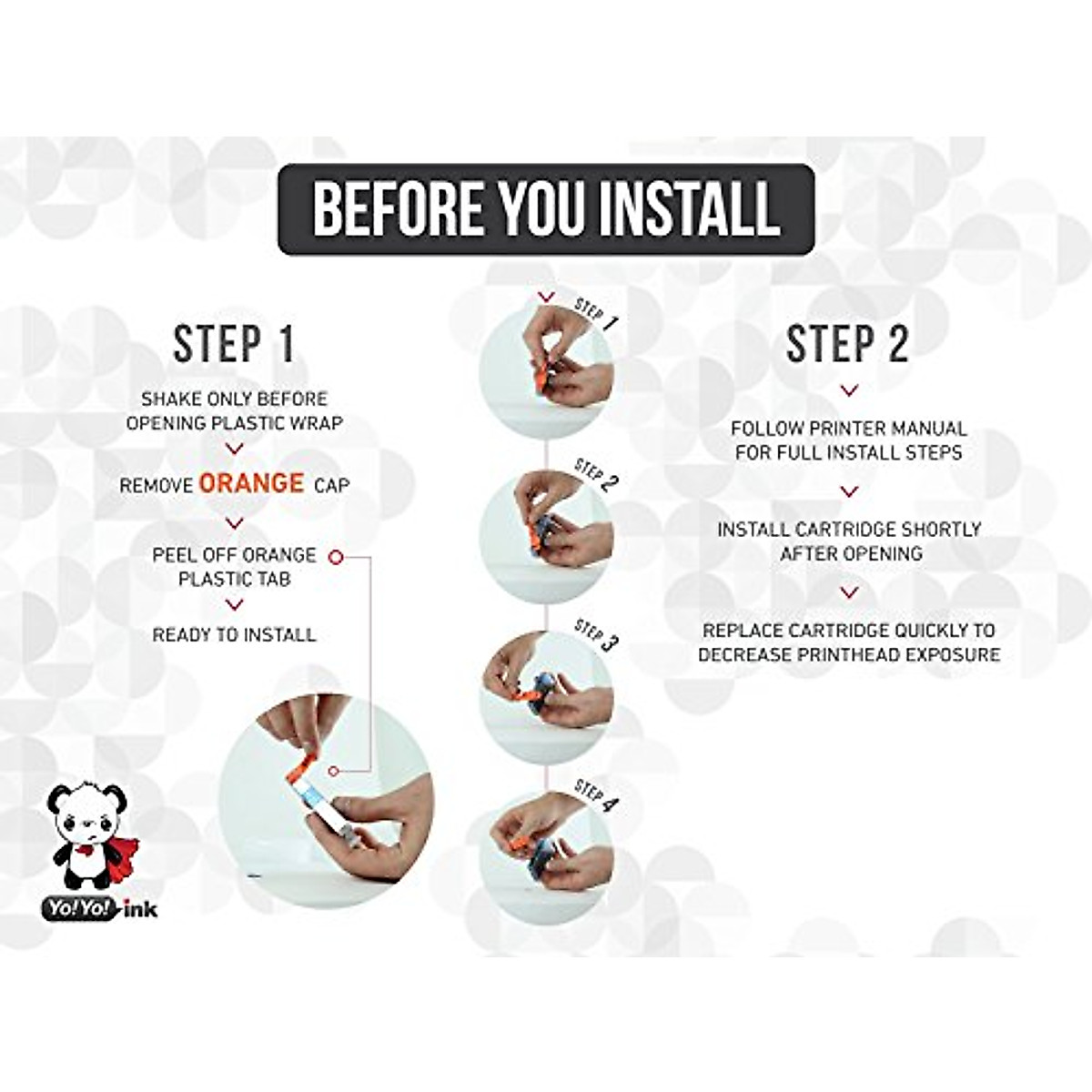 YoYoink Compatible Ink Cartridge Replacement for Canon PGI-220 220 / CLI-221 221 High Yield (6 Black, 3 Photo Black, 3 Cyan, 3 Magenta, 3 Yellow, 18-Pack)