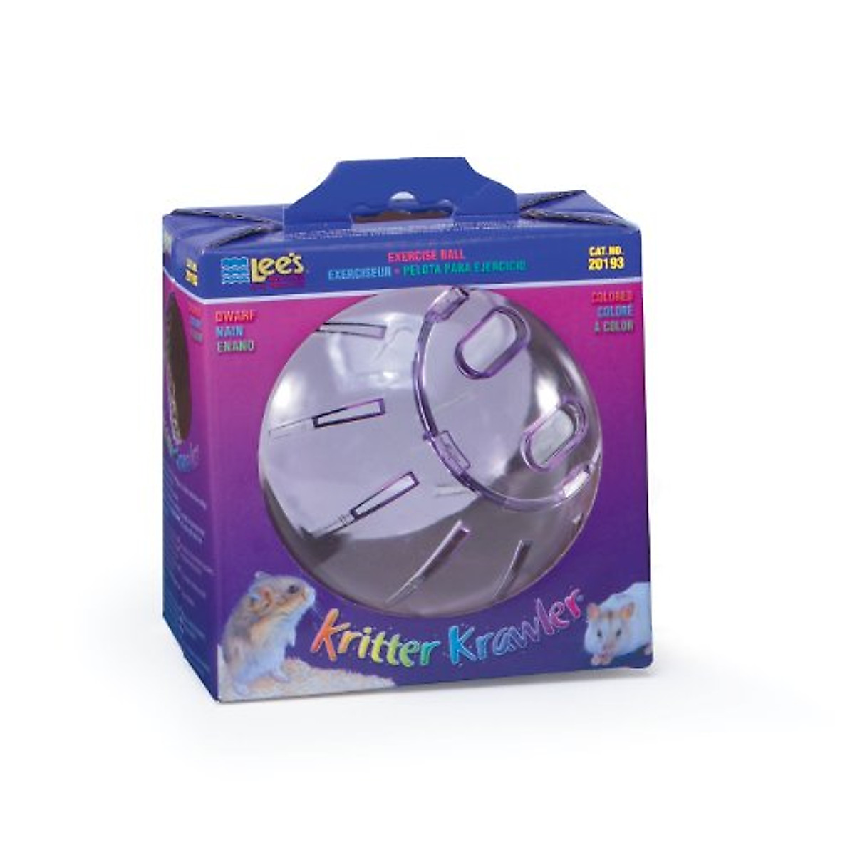 Lee's Kritter Krawler Mini Exercise Ball, 5-Inch, Colored