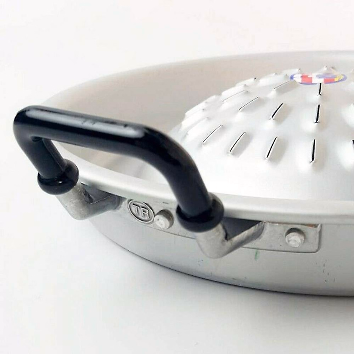 Cozinest Mookata Thai Korean BBQ Smoke Steak Grill Charcoal Pan Pork Hot Pot Aluminium Asian Cookware Style 12" 14" 16" (12 inch (30 cm))