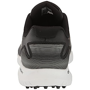 Skechers Men's Max 2 Arch Fit Waterproof Spikeless Golf Shoe Sneaker, Black/White, 12 Wide
