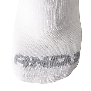 AND1 Men's Socks - Athletic Cushion Low Cut Socks (12 Pack), Size 6-12.5, White