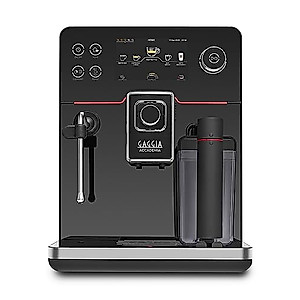 Gaggia Accademia Luxury Italian Fully Automatic Espresso Machine with 19 Customized drink settings,0.5 Liters,RI9782/46 Brushed Stainless