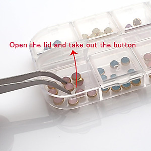 Wiosny 120pcs Tiny Mini Doll Pearl Buttons Size 4mm(5/32") Doll Clothing Accessories DIY Supplies (4mm(5/32"), 12 Colors Mixed)