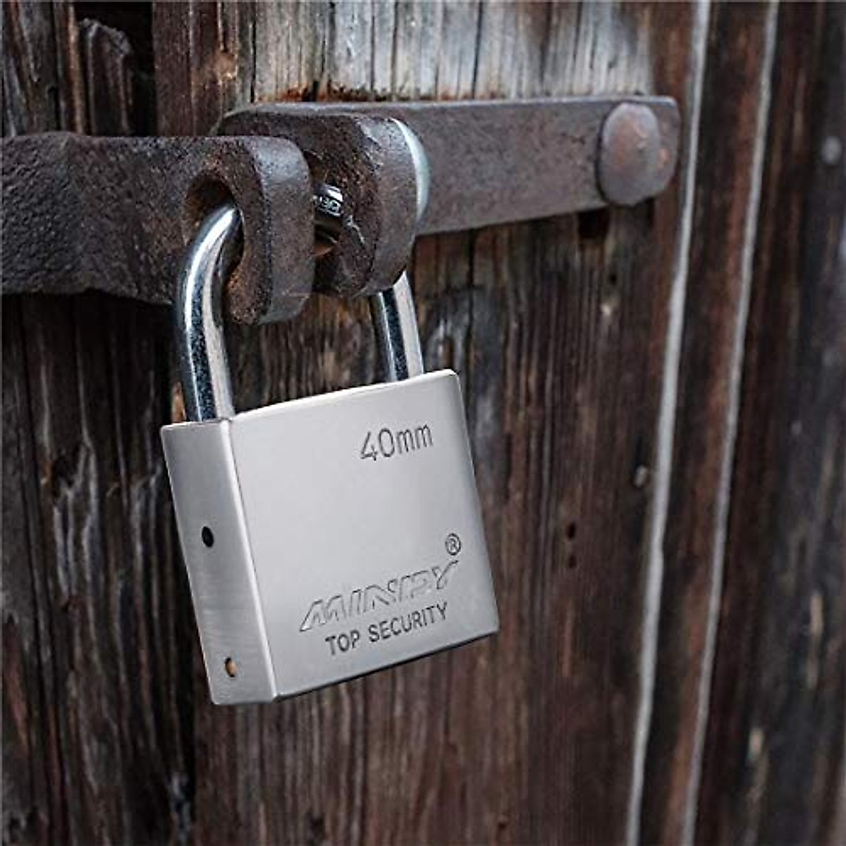 40mm Heavy Duty Lock Warehouse Waterproof Keyed Padlock High Security Padlock with 4 Keys