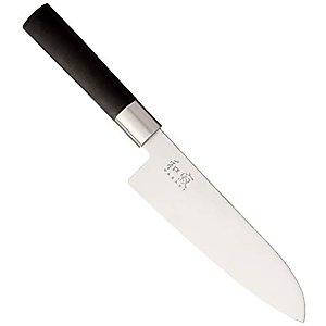 Kai Wasabi Black Santoku Knife, 6-1/2-Inch