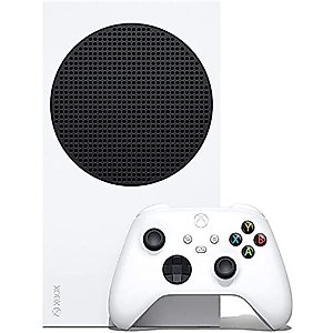 Microsoft Xbox Series S 512GB Game All-Digital Console, One Xbox Wireless Controller, 1440p Gaming Resolution, 4K Streaming Media Playback, 3D Sound, WiFi, White