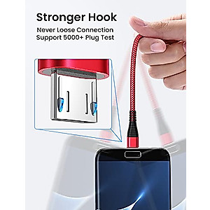 Micro USB Fast Charging Cable [3-Pack 10+6.6+3.3ft], Durable [Never Repture] Android Fast Charging&Data Transfering Cable Micro USB Charger, AINOPE Quick Charging Micro USB Cord