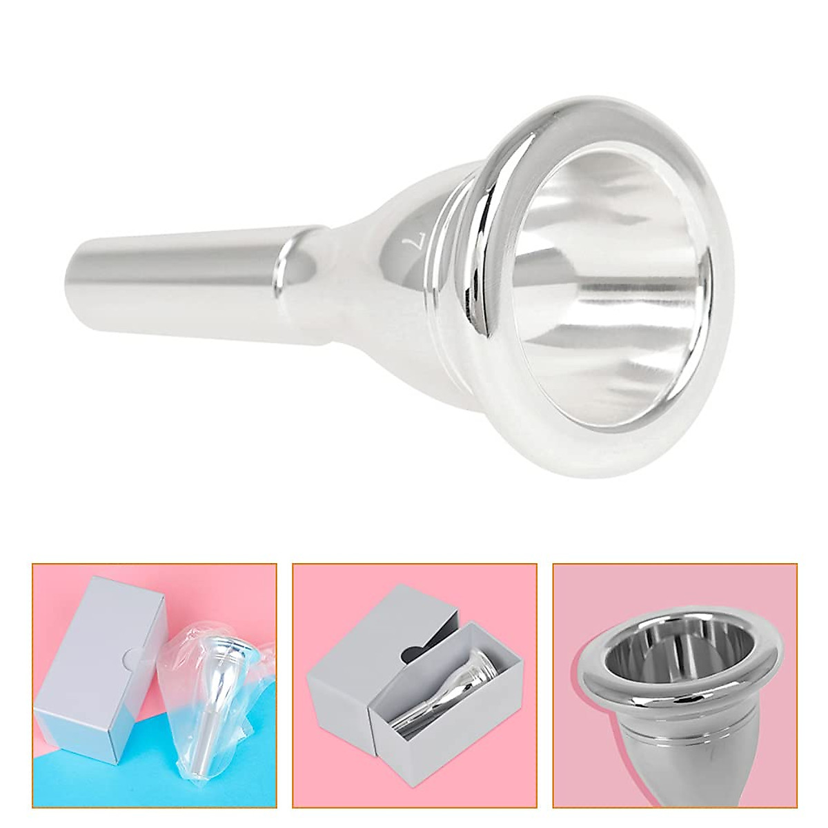 Tuba Tuba Mouth Instrument Accessory Tuba Replacement Silver