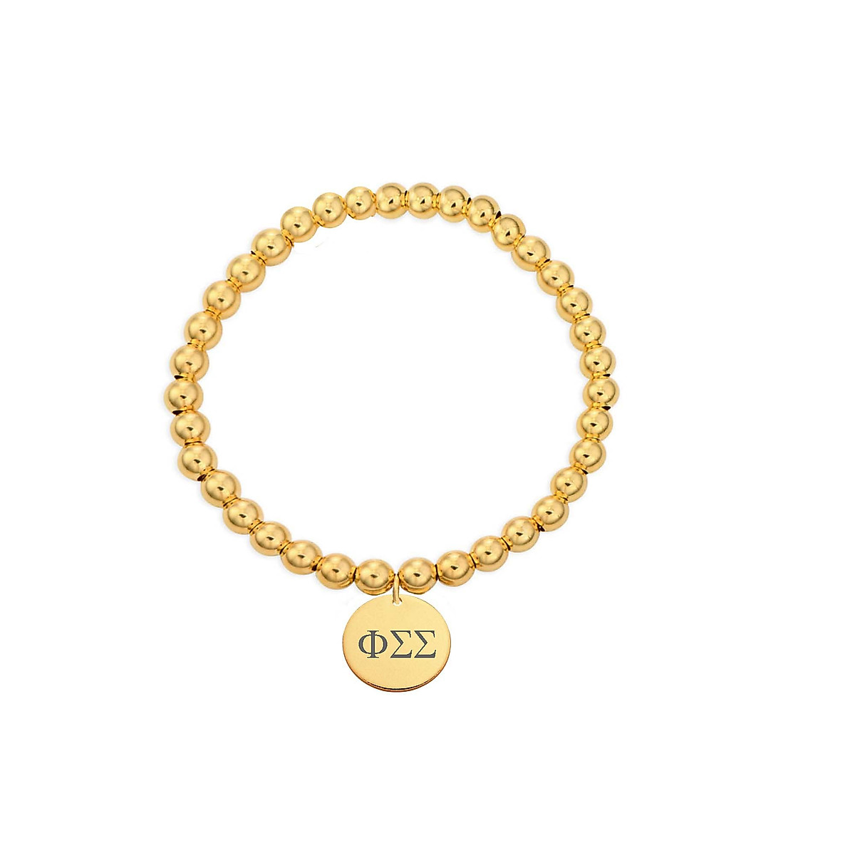 Sorority Things Phi Sigma Sigma Bracelet Sorority Stretched Beaded Bracelet