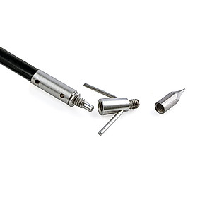 AMEYXGS 6/12pcs Archery Fiberglass Bowfishing Arrow Bow Fishing Arrows with Broadheads and Safty Slides for Compound and Bow Recurve Bow Fishing Hunting (6 Pcs)