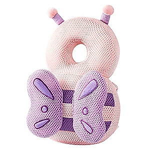 SYSUII Baby Head Protector for Baby Toddler Walker, Adjustable Baby Safety Pad Cushion Pillow Backpack Wear Baby Back Protection for Crawling and Walking for 4-24 Months Boys Girls