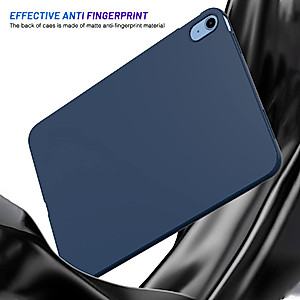 iPad 10th Generation Case, Slim Light Soft TPU Side Corner Protective Cover Case for iPad 10th Generation 10.9 Inch (2022 Model), Navy