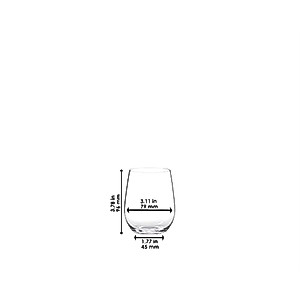 Riedel O Wine Tumbler Viognier/Chardonnay, Pay for 6 get 8