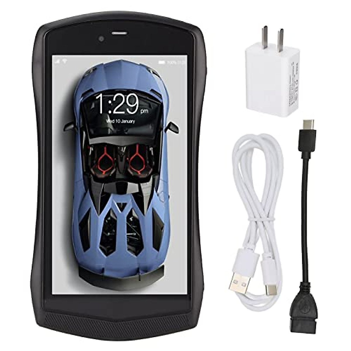 7 Inch Kids Tablet,2G RAM 32G ROM,5G WiFi Dual Band Tablet PC for,Car Shape Eye Protection HD Display,Best Children (US Plug)