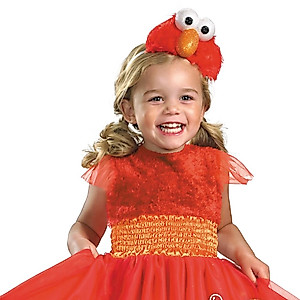 Sesame Street Frilly Elmo Costume, Official Elmo Halloween Outfit, Size (12-18 Months)