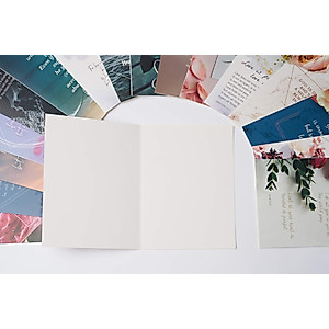 Sympathy Cards Religious with Envelopes - Bulk Set of 30 Blank Cards with Box - Scripture on front - Unique Designs - Heartfelt Spiritual Messages