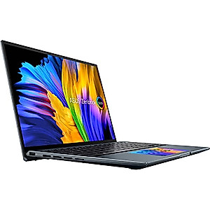 Asus Zenbook 14X OLED Laptop I 14" 2.8K OLED Multi-Touch 100% DCI-P3 I Intel 4-core i7-1165G7 I 16GB DDR4 1TB SSD I GeForce MX450 2GB I Backlit Fingerprint Thunderbolt Win11Pro + 32GB MicroSD Card