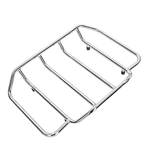 ECOTRIC Chrome Motorcycles Trunk Luggage Rack Rail for 1984-2023 Harley Touring Road King Street Glide Road Glide (Replaces # 53665-87)