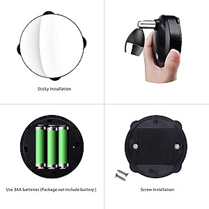 LEASTYLE Spotlight Battery Operated Spot Light Up Lights Indoor Mini Accent Lights Dimmable Art Lights LED Spotlights Wall Light for Christmas, Halloween Pumpkin