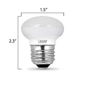 Feit Electric BPR14DM/927CA/4 40W EQ DM R14 LED Light Bulbs, 4 Bulbs