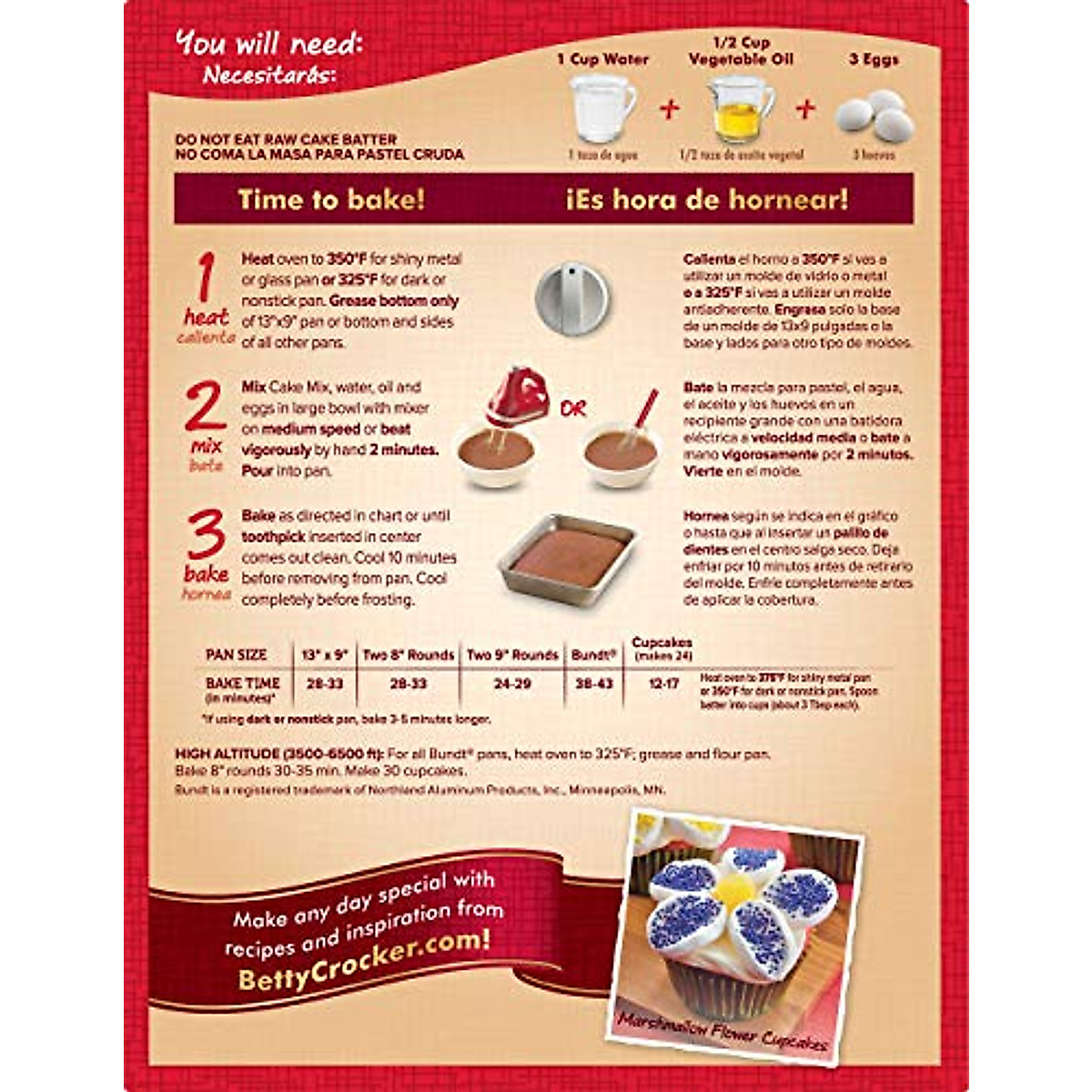 Betty Crocker Super Moist Spice Cake Mix, 15.25 oz