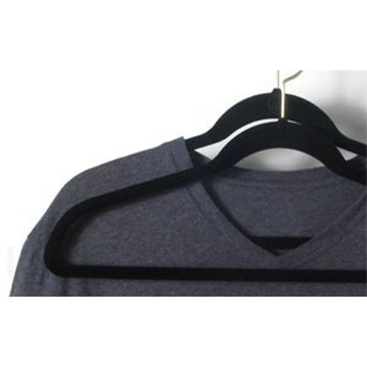 Precision Hanger in Gold with Felt. The Dimple & Crease Free Hanger Solution-Click "2 New" for Other Offers!