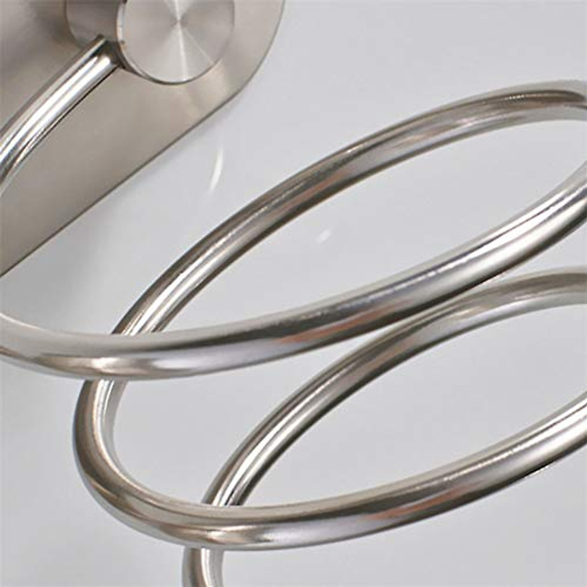 WINCASE Brushed Hairdryer Holder, Hair Blow Dryer Holder Rack Organizer, Bath Hair Care Tools Holder SUS 304 Stainless Steel Nickel Bathroom Wall Mounted