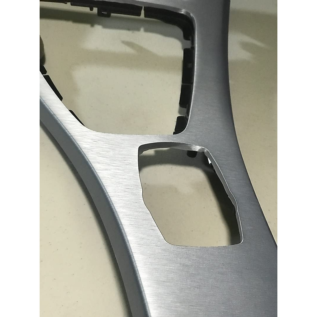 VViViD® XPO Silver Brushed Steel Car Wrap Vinyl Roll with Air Release Technology (1.49ft x 5ft)