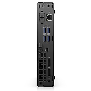 Dell OptiPlex 3090 MFF Windows 10 Pro Business Micro Form Factor Desktop, Intel Hexa-Core i5-10500T up to 3.8GHz, 32GB DDR4 RAM, 1TB PCIe SSD, USB WiFi Adapter, RJ-45, Mouse and Keyboard, Black