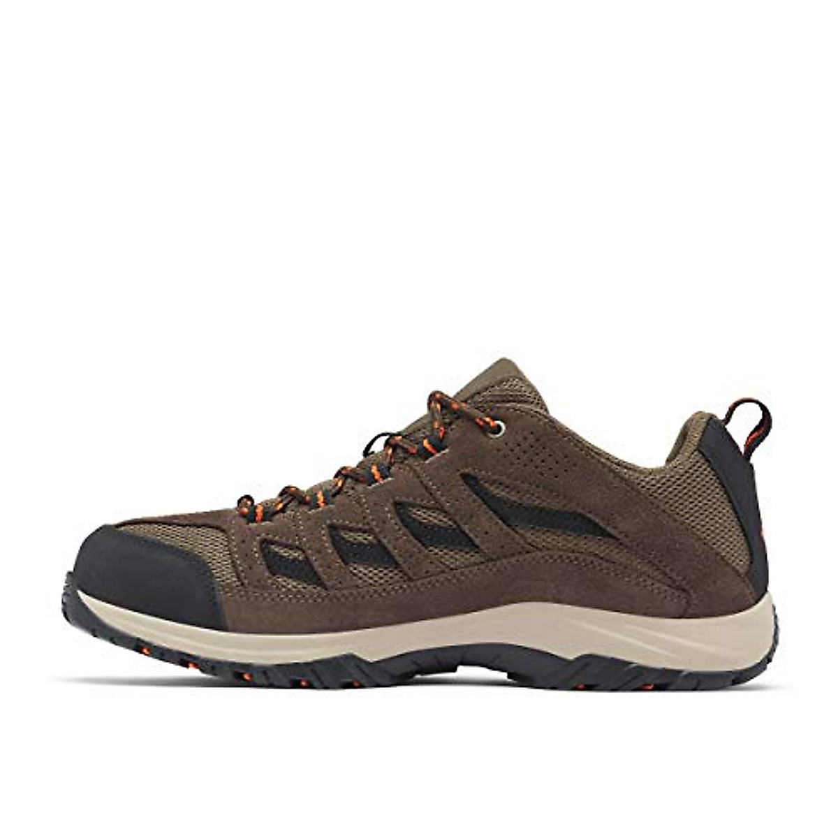 Columbia Mens Crestwood Hiking Shoe Breathable, High-Traction Grip, Camo Brown, Heatwave, 11 US