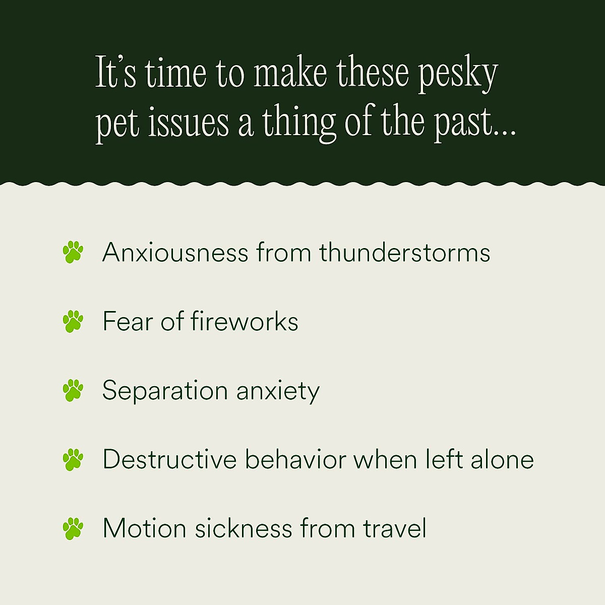 pawTree Chillax - Natural Calming Hemp Chews. Veterinarian-Developed Formula Helps Relieve Stress and Tension, Separation Anxiety and Soothe Fear from Storms - Large Soft Chews for Dogs (60 Count)