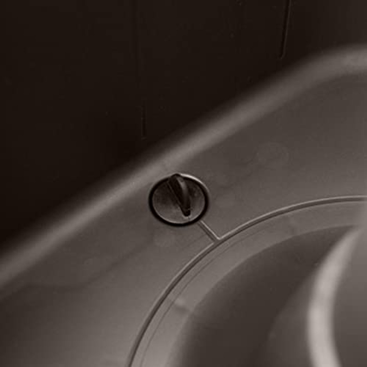 Keter Bevy Bar Indoor Outdoor 17 Gallon 2 in 1 Beverage and Snack Station Pop Up Side Table Bar Cart, Beer and Wine Cooler Storage, Rattan Brown