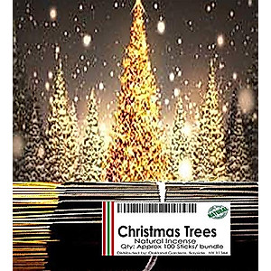 Oakland Gardens Premium Hand Dipped Incense Sticks, You Choose The Scent. 100 Sticks. Christmas Tree (Christmas Tree)