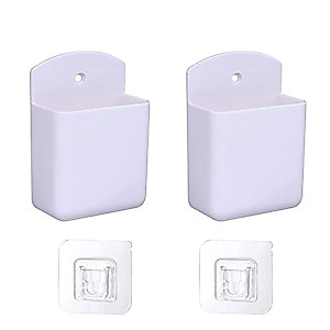 Svaitend Remote Holder Wall Mount, 2 PCS Wall Mount Remote Control Holder for Home Office School Hotel