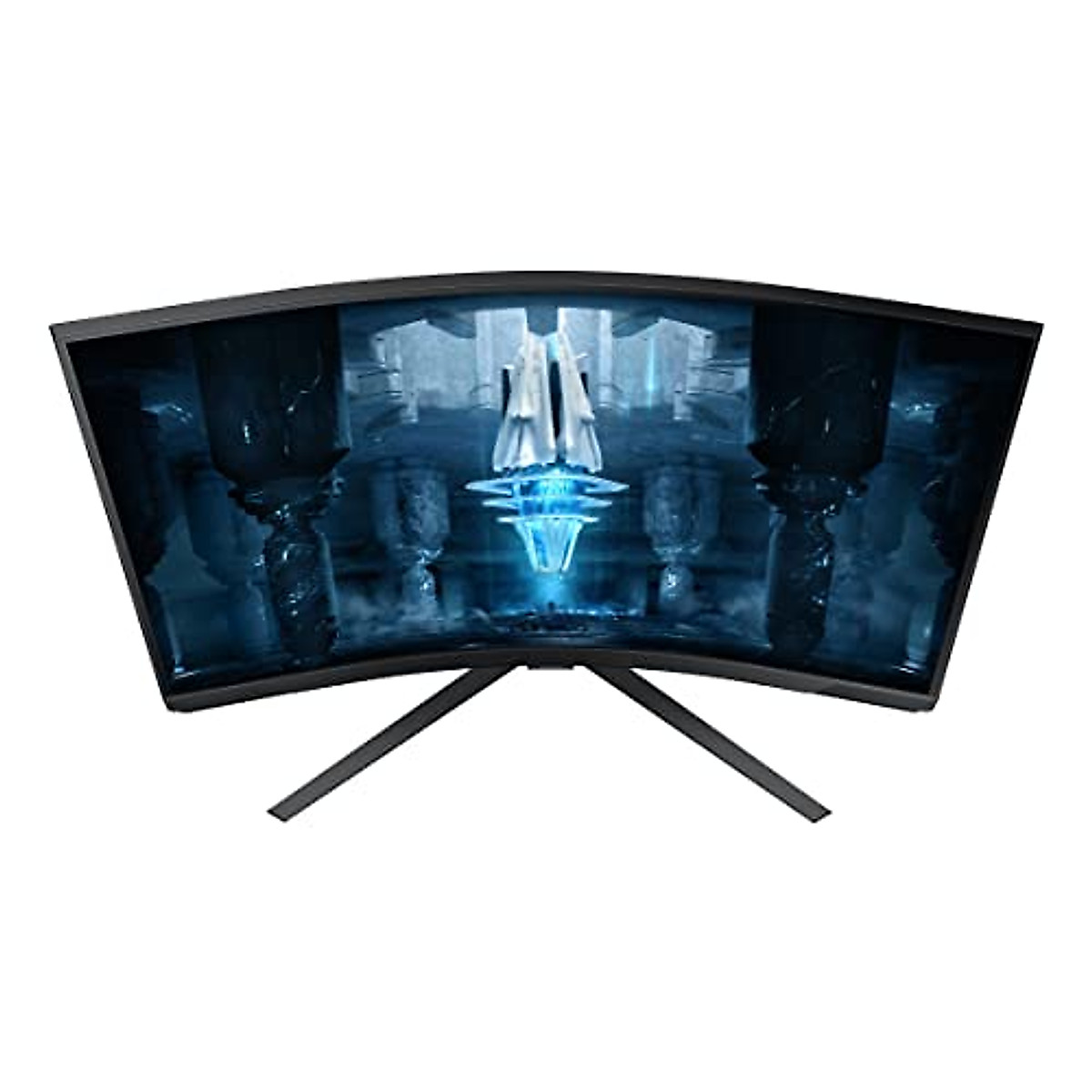 SAMSUNG 32" Odyssey Neo G8 4K UHD 240Hz 1ms G-Sync 1000R Curved Gaming Monitor, Quantum HDR2000, AMD FreeSync Premium Pro, Matte Display, Ultrawide Game View, DisplayPort, Black & White, 2022