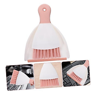 BCOATH Household Supplies Pan Cleaning Broom Kid Broom Dog Cleaning Kit Cleaning Brush Cleaning Utensils Broom and Small Broom Keyboard Cleaner Brush to Attach to Door Mini Broom Animal