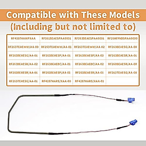 DA47-00244W Refrigerator Defrost Heater Assembly Replacement for Samsung Fridge Appliance Parts & Accessories, Heater Metal Sheath Replace AP5583435 PS4140530 Fits Models RF2 RF4 RFG and More