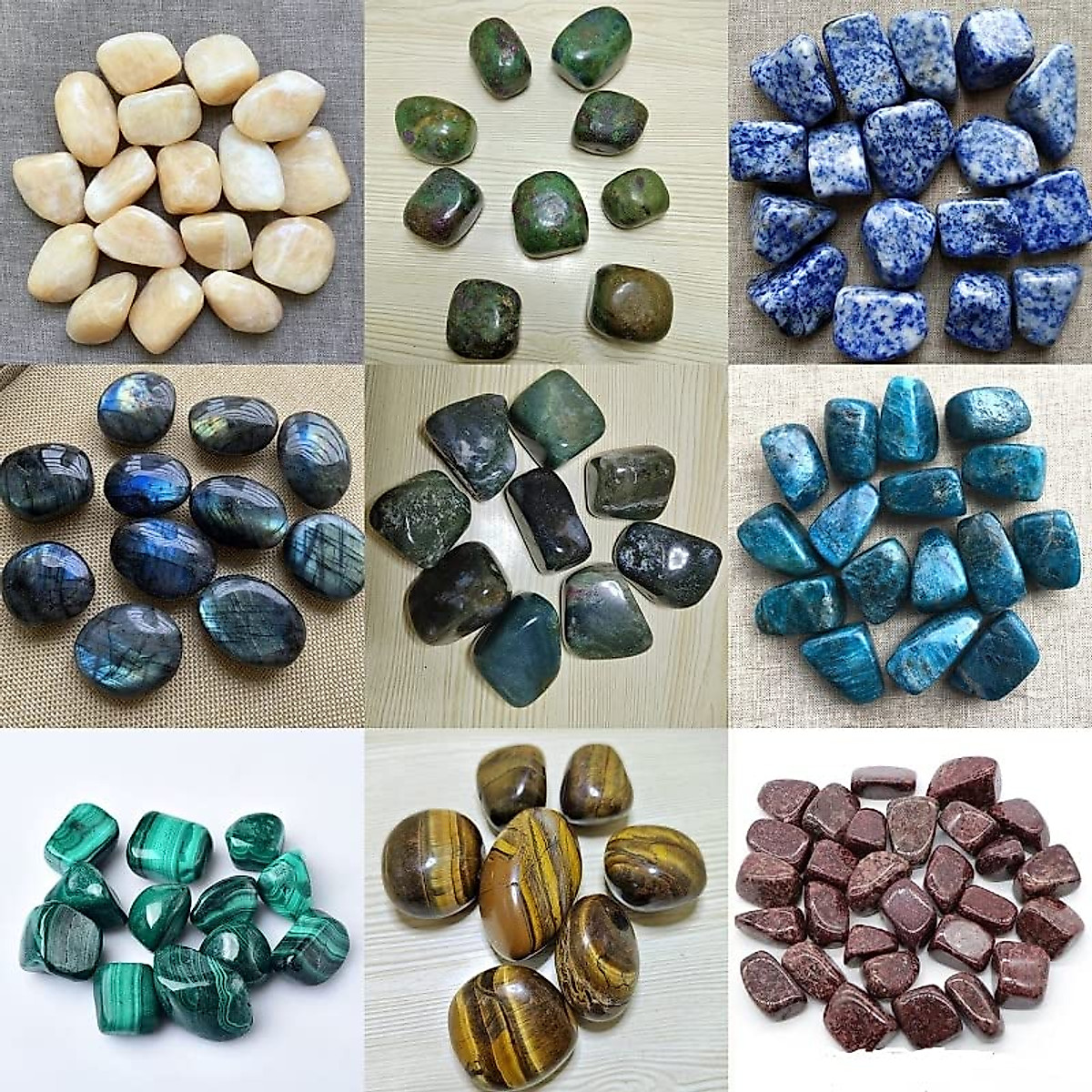 BAYDE 1PC Natural Crystal Maintenance Polishing Falling Gravel Stone Gem Original Ecological Aquarium YICHENGYIN (Color : Red, Size : 100g)