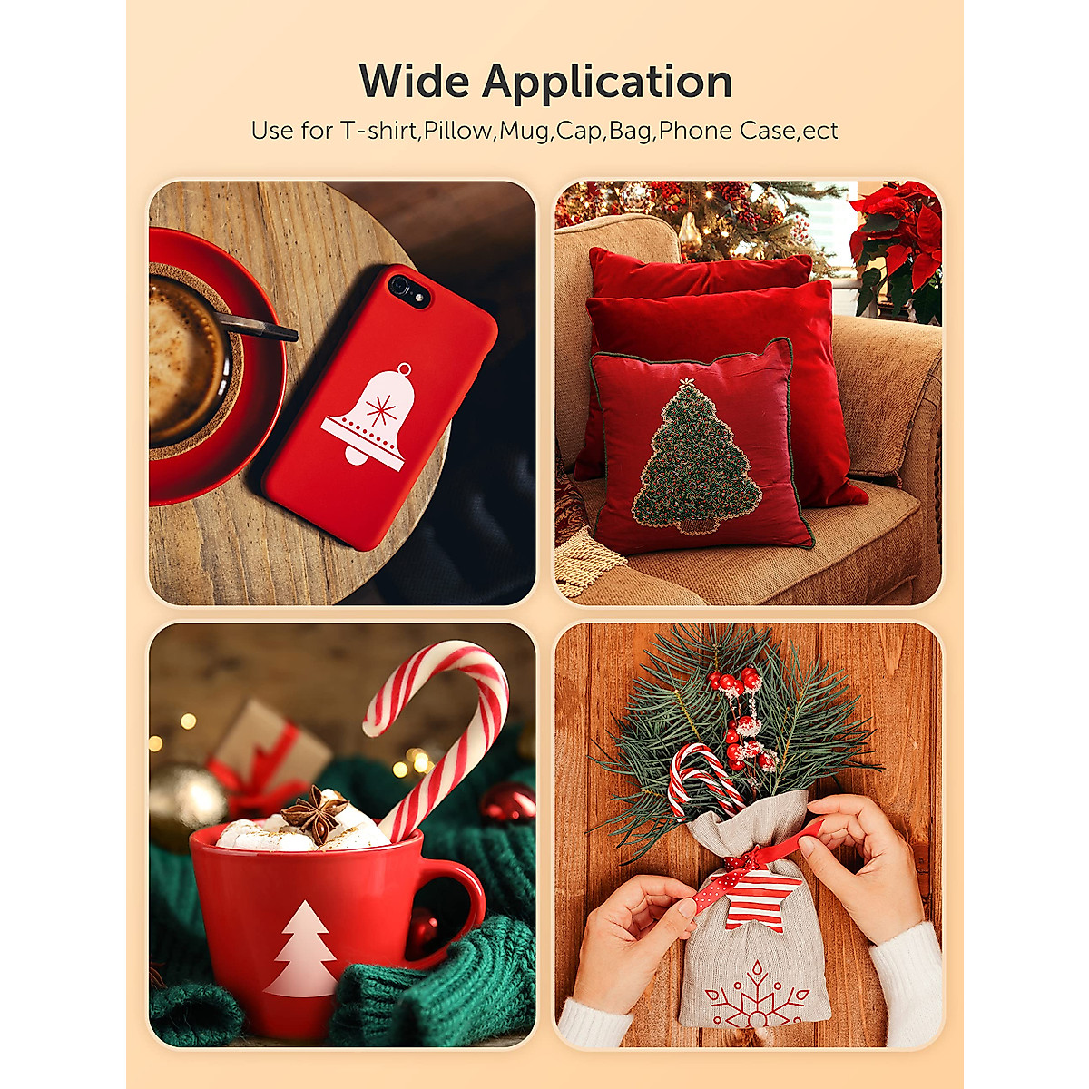 Hiipoo Sublimation Ink Set with 110 Sheet Sublimation Paper 8.5x11” 125G, 2 Pack Teflon Sheet, Heat Tape for EcoTank Inkjet Printer ET-2720 ET-2760 ET-2800 ET-2803 ET-2400 ET-4700 ET-4800 ET-15000