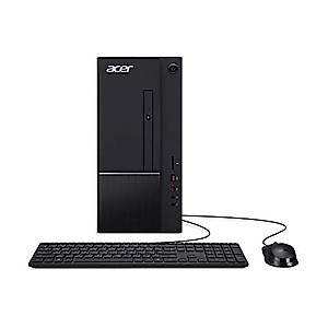 Acer Aspire TC-865-UR14 Desktop, 9th Gen Intel Core i5-9400, 8GB DDR4, 1TB 7200RPM HDD, 8X DVD, 802.11ac WiFi, USB 3.1 Type C, Windows 10 Home