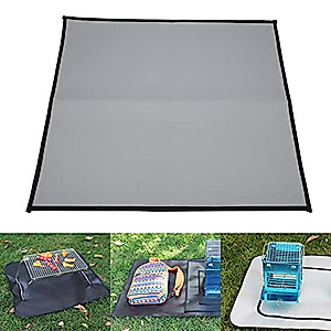 WNSC Fire‑Resistant Grill Mat, Fire Pit Pad Silicone for Camping for Outdoor Picnic