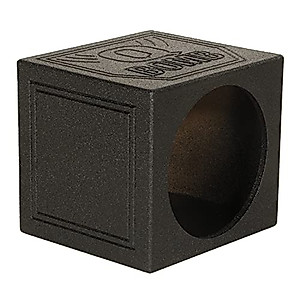 QPower QBomb 12" Sealed Car Subwoofer Sub Box Enclosure | QBOMB12S Single