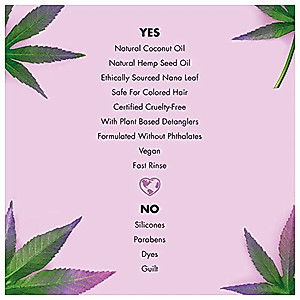 Love Beauty And Planet Soothe & Nourish Dry Hair Conditioner Clean Scalp & Nourished Hair Care Hemp Seed Oil & Nana Leaf Paraben & Silicone Free and Vegan, 32.3 Fl Oz