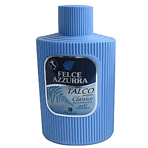 Paglieri Felce Azzurra Talcum Bottle, 7 Ounce