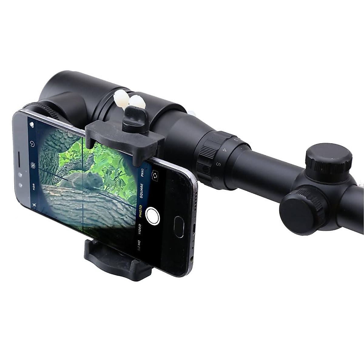 Starboosa Rifle Scope Mount Camera Adapter - Smartphone Camera Adapter for Hunting & Birding -90 Degree Angle - Dual Angles for Sighting and Aiming - Outdoor Shooting