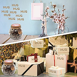 Give a Hug in a Bottle - Jar of Hugs - Birthday Gift,Thanksgiving Day,Christmas Gift,Holiday Gift,Anniversaries Gift for Valentines Day, Encouragement Gift - Hugs to Give