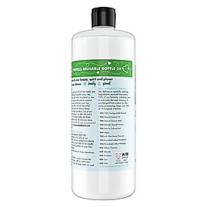 Love Beauty And Planet Sulfate Free Shampoo Volumizing Shampoo for Fine Hair Coconut Water and Mimosa Flower Refill Bottle for use with Reusable Aluminum Bottle 32.3 oz ( Packaging may vary )