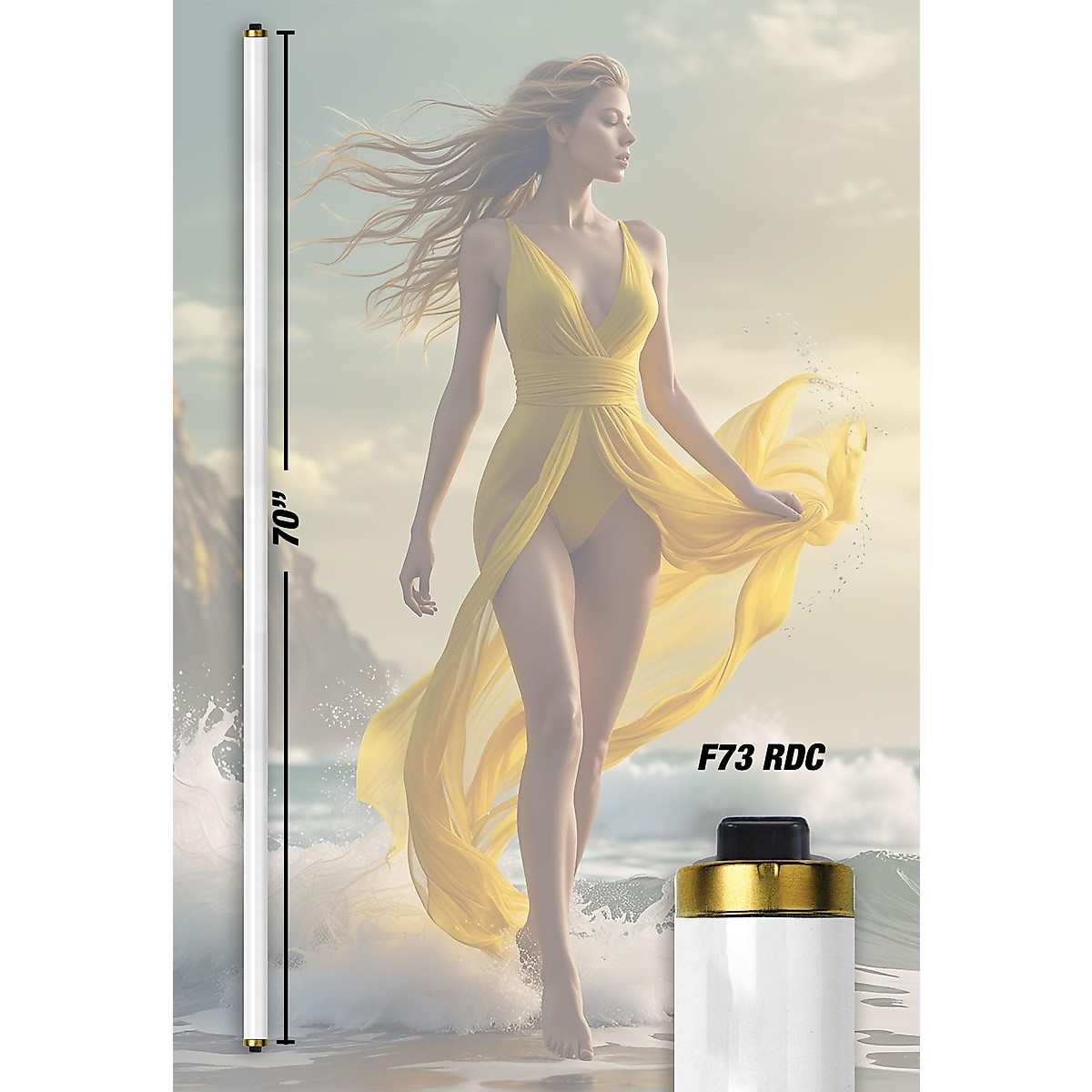 Wolff System GoldenBronze F73T12 HO 100W RDC Tanning Bulbs - Intense Bronze (24)