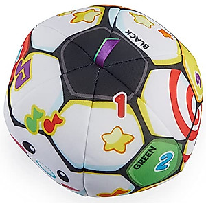 Fisher-Price Laugh & Learn Baby To Toddler Toy Singin’ Soccer Ball Plush With Music & Educational Phrases For Ages 6+ Months