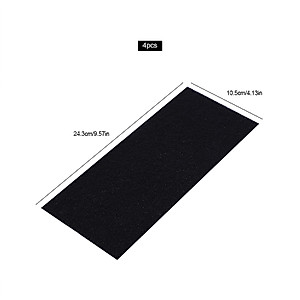 Carbon Filter Sheet, Dust Filter Sheet, Carbon Filter for Air Purifier, Pack of 4 Replacement Carbon Sponge Filter Sheet for Holmes Total Air Purifier